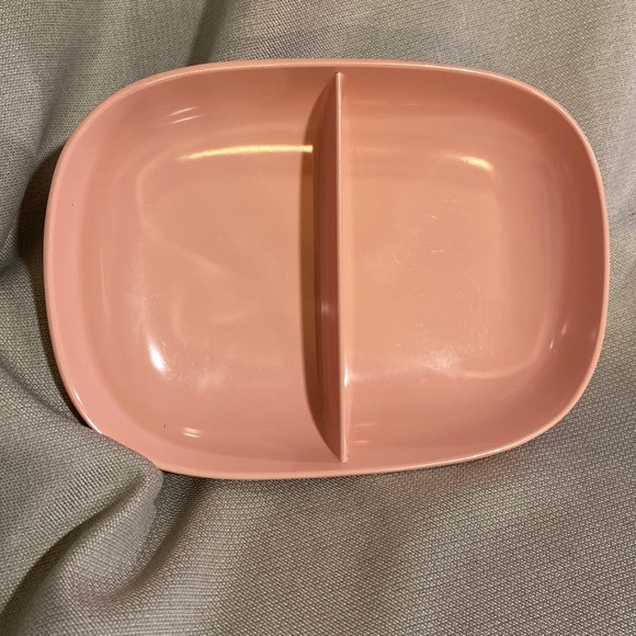 Kitchen | Vintage Pale Pink Texas Ware Divided Dish | Poshmark